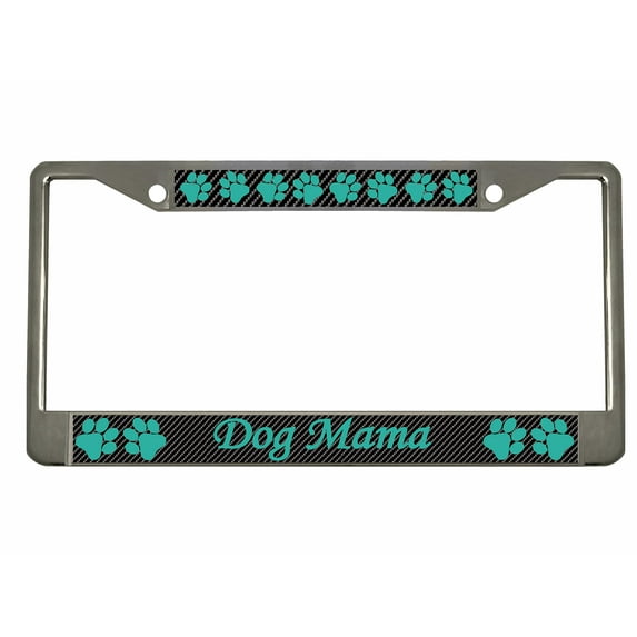 Dog Mama Style Metal License Plate Frame Personalized/Car Accessories ...