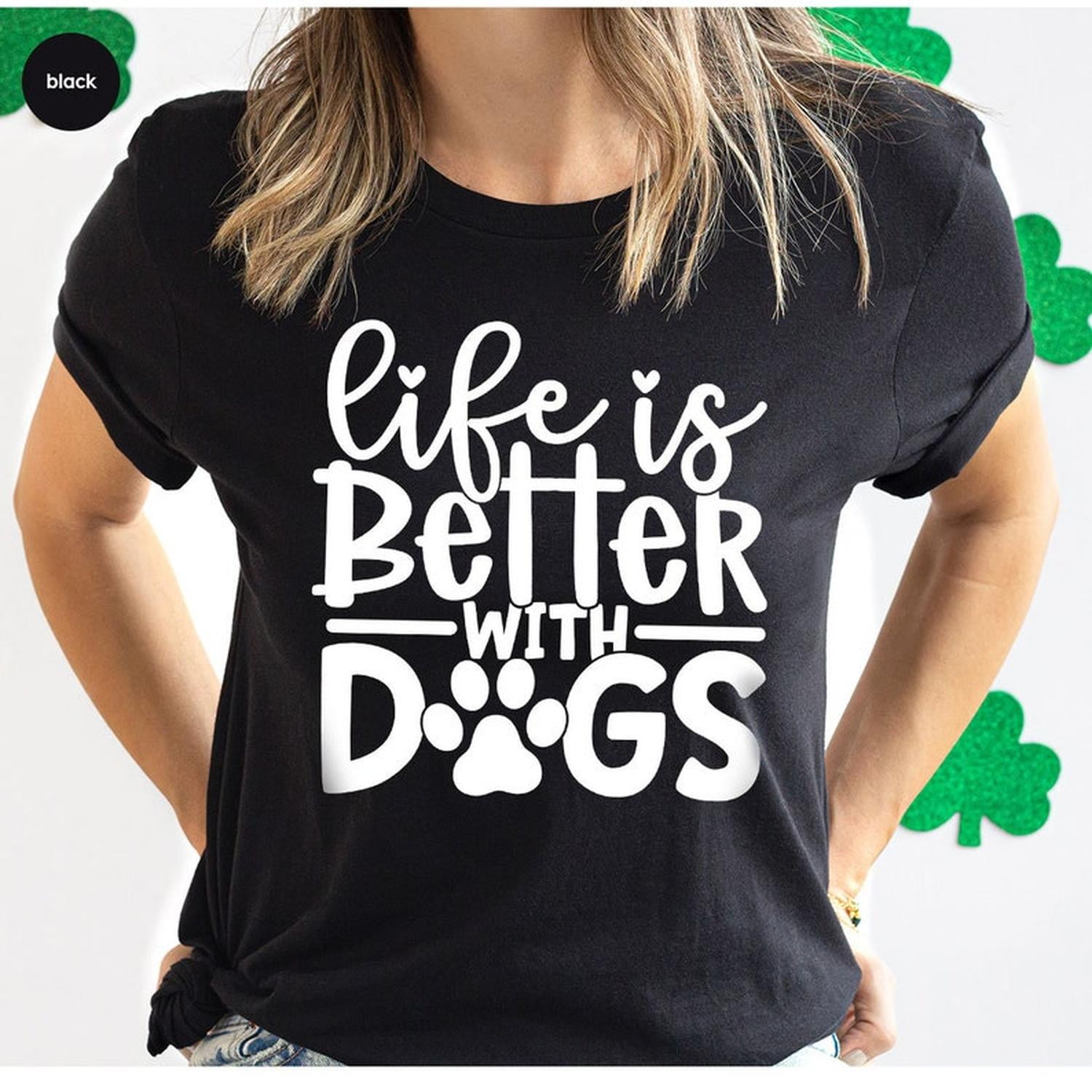 Dog Mama T-S1Hirt, Dog Mama Crewneck Sweahirt, Paw Graphic T1EEs, Cute ...