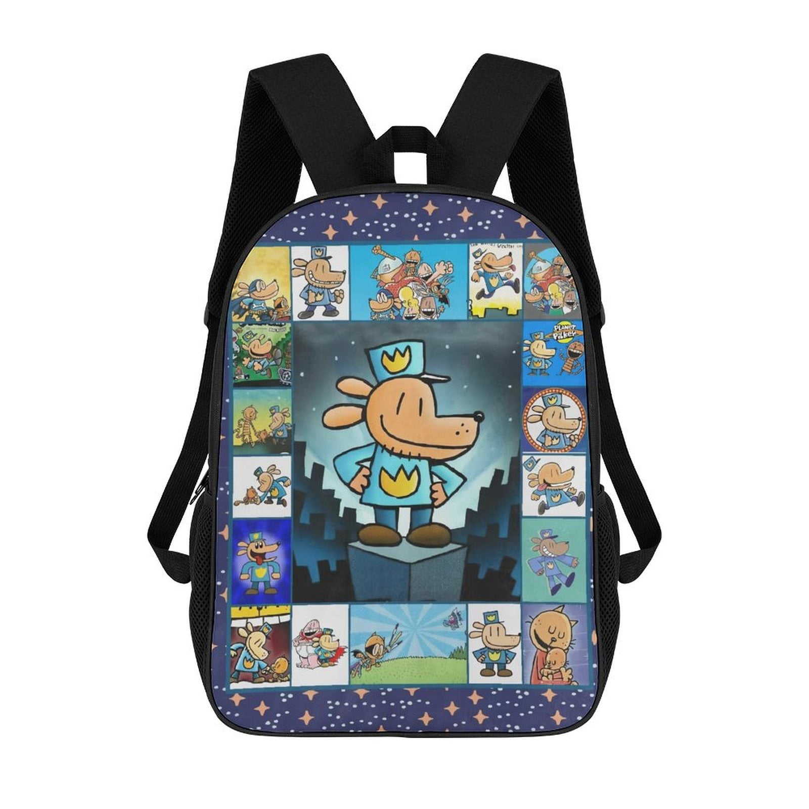 Dog Man Anime Backpack 17 Inch Travel Laptop Backpack 17inch - Walmart.com