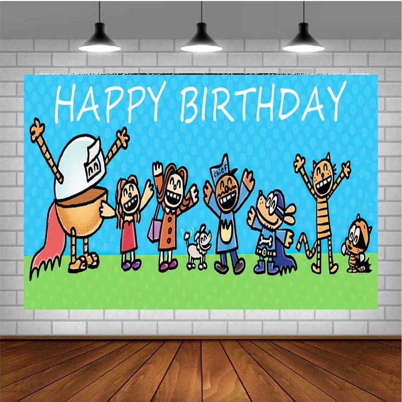 Dog Man Backdrop Taspestry Wall Decor Banner Party Supplies Post ...