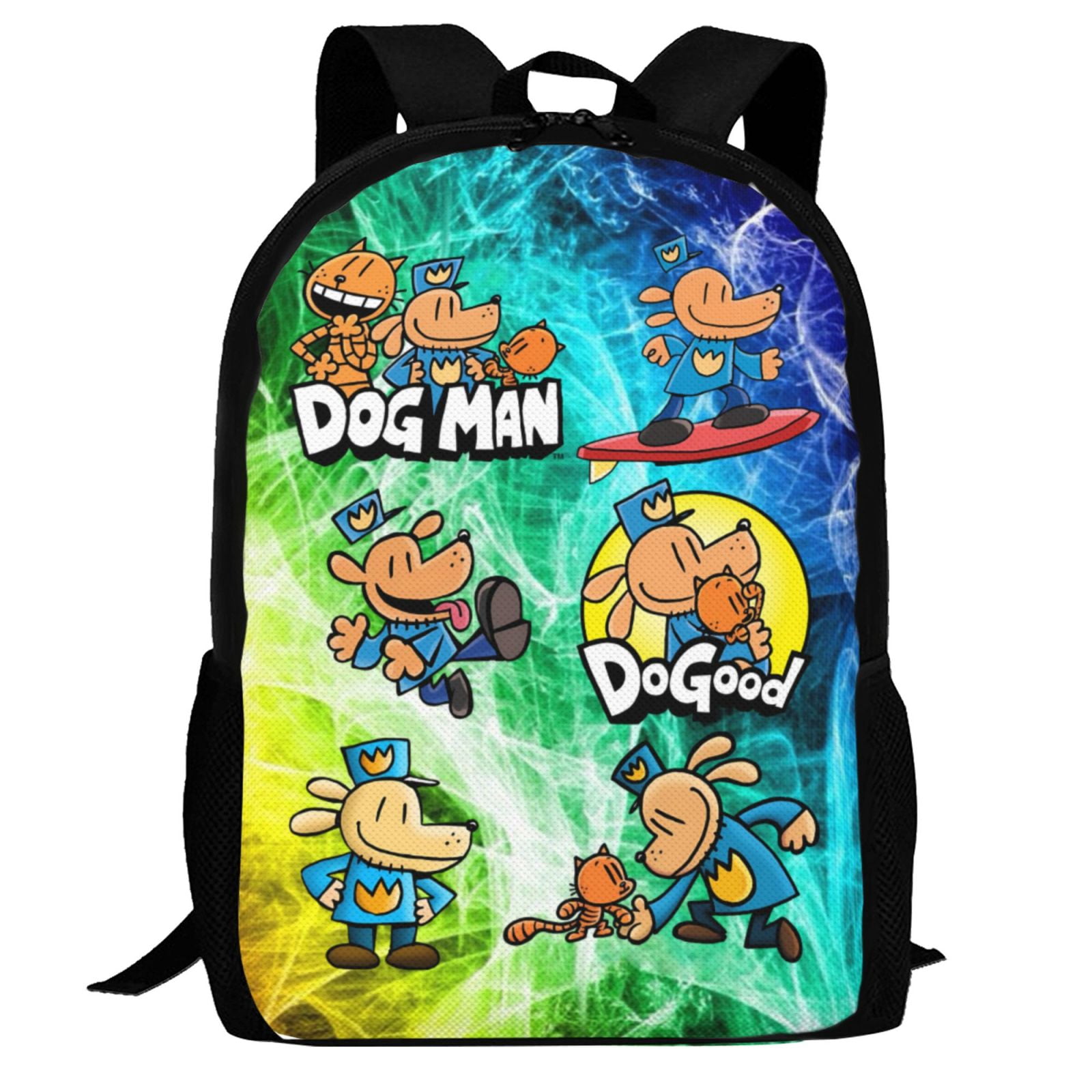 Dog Man Backpack,3d Print Laptop Backpack Lightweight Casual Daypack ...