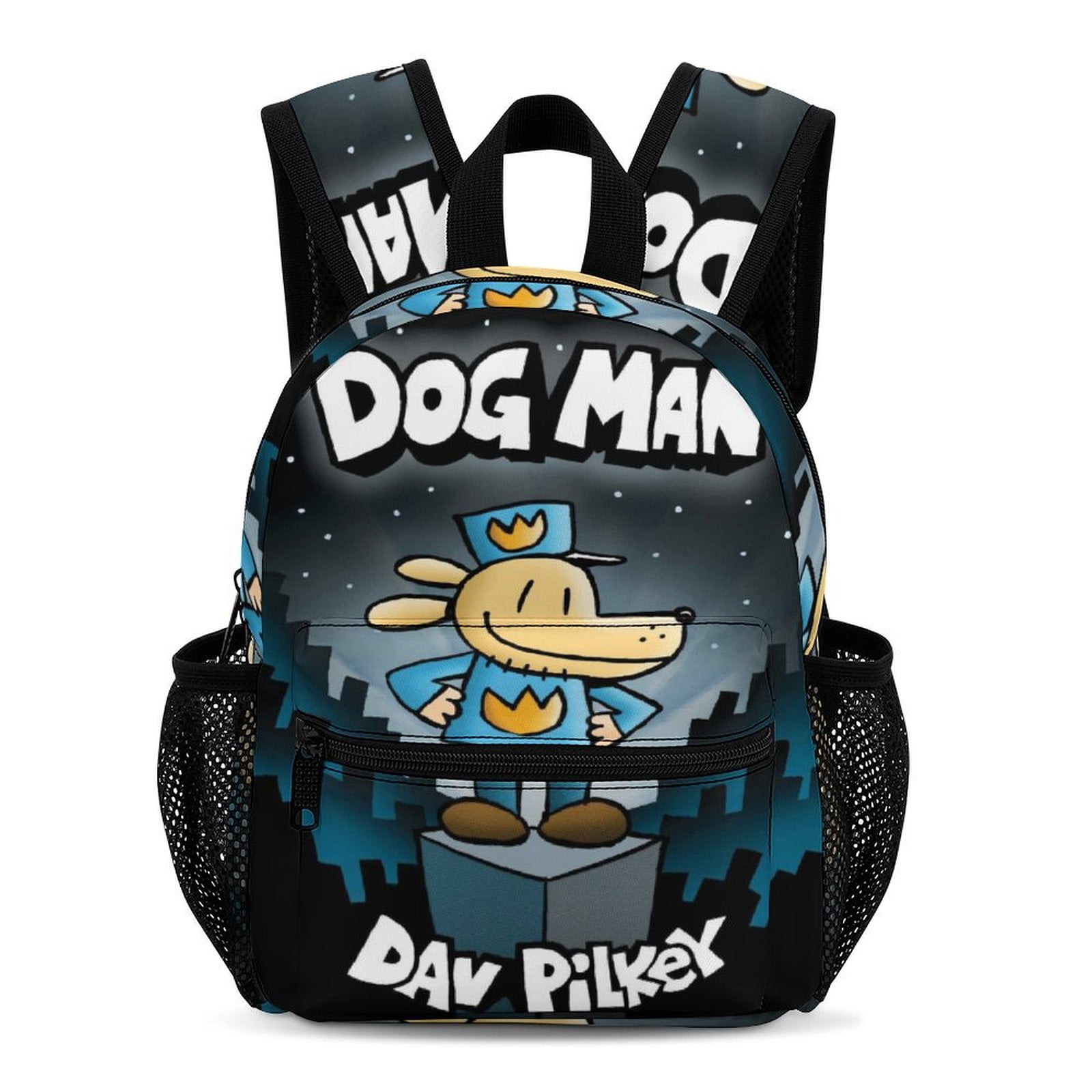 Dog Man Backpacks 13 Inch Bookbag Casual Daypack Backpacks for Travel ...
