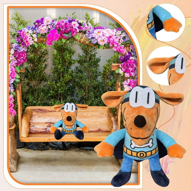 Dog Man Bark Knight Plush Toy, 9-Inch, from Dog Man Book Series ...