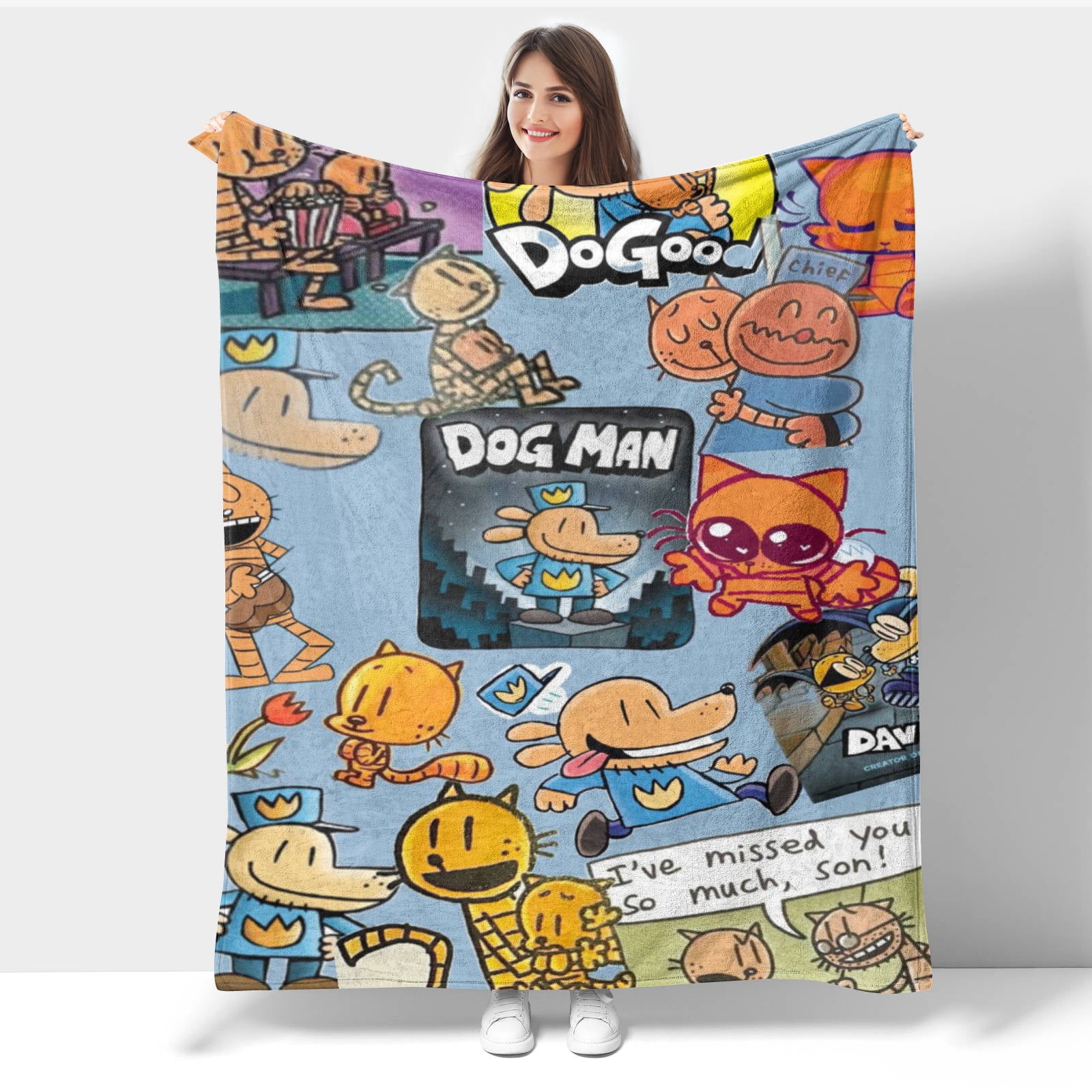 Dog Man Blanket 40IN*30IN - Walmart.com