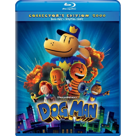 Dog Man (Blu-ray + Digital Copy), Family, DreamWorks - Walmart.com