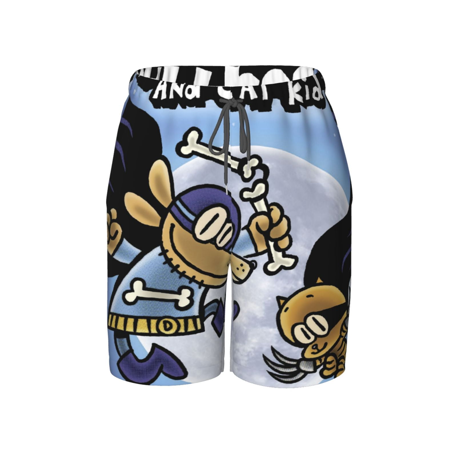 Dog Man Boys Swim Trunks Quick Dry Boards Shorts For Kids Beach Swim ...