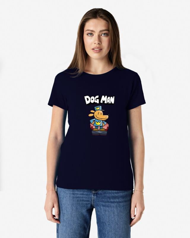 Dog Man Classic T-shirt – Cool Illustration in Comic Art Style ...