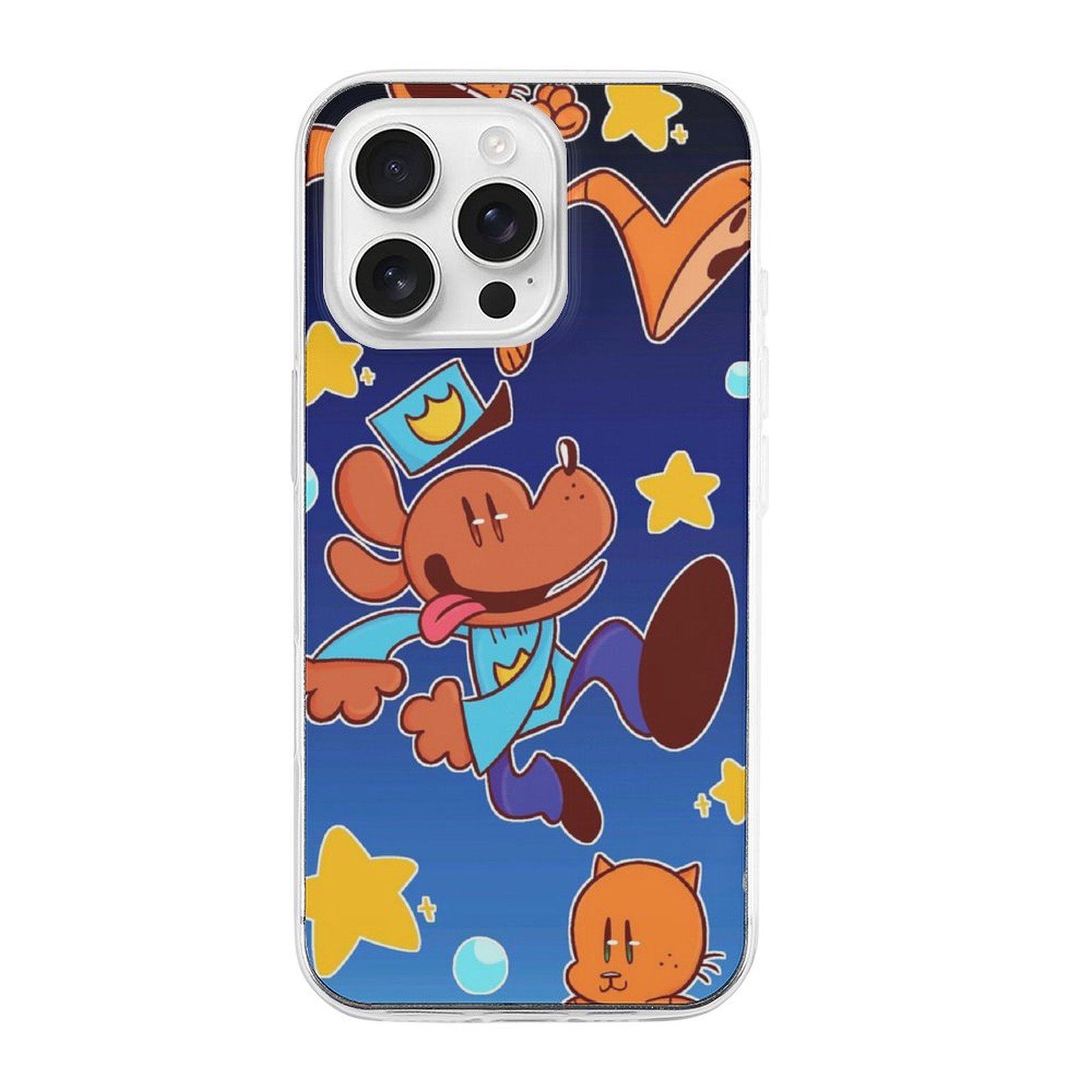 Dog Man Compatible iPhone 16 TPU Mobile Phone Case Series Scratch Shock ...