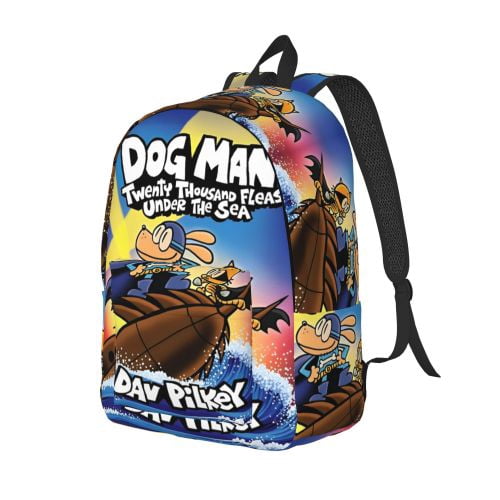 Dog Man Dogman Movie Comic Backpack for Men Women Casual High School ...