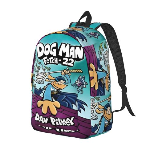 Dog Man Dogman Movie Comic Backpack for Men Women Casual High School ...