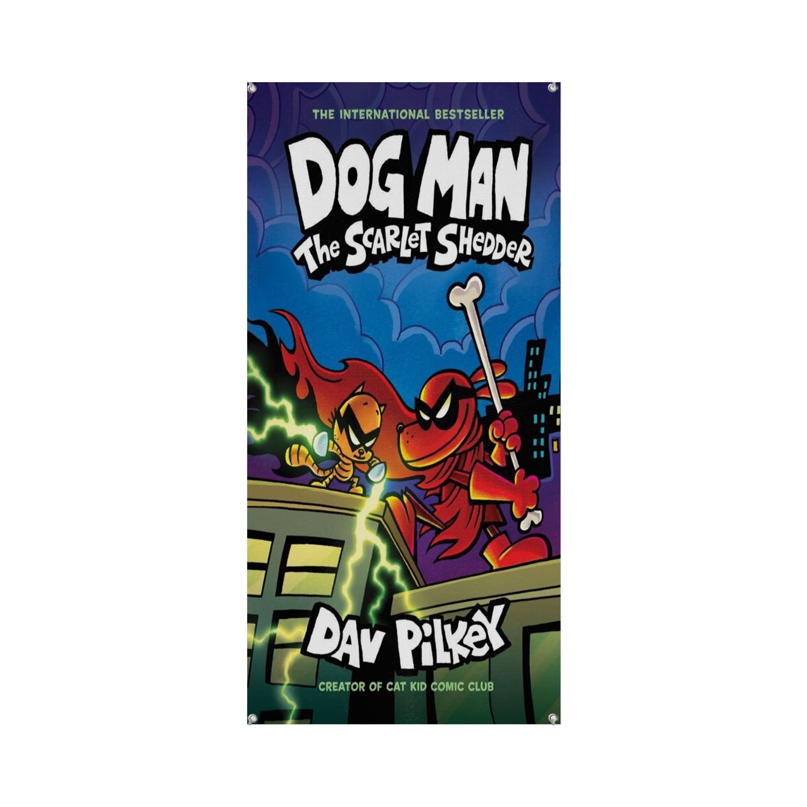 Dog Man Door Banner Party Decorations Door Cover Happy Banner Backdrop ...