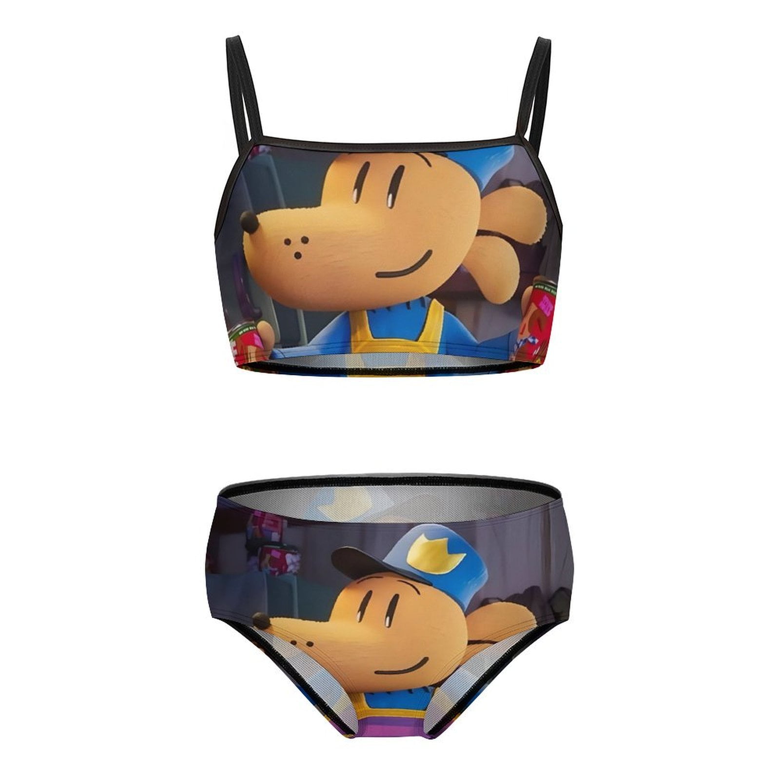 Dog Man Girls Bikini Swimsuits Two-piece Beach Bathing Suit Swimwear 10 ...