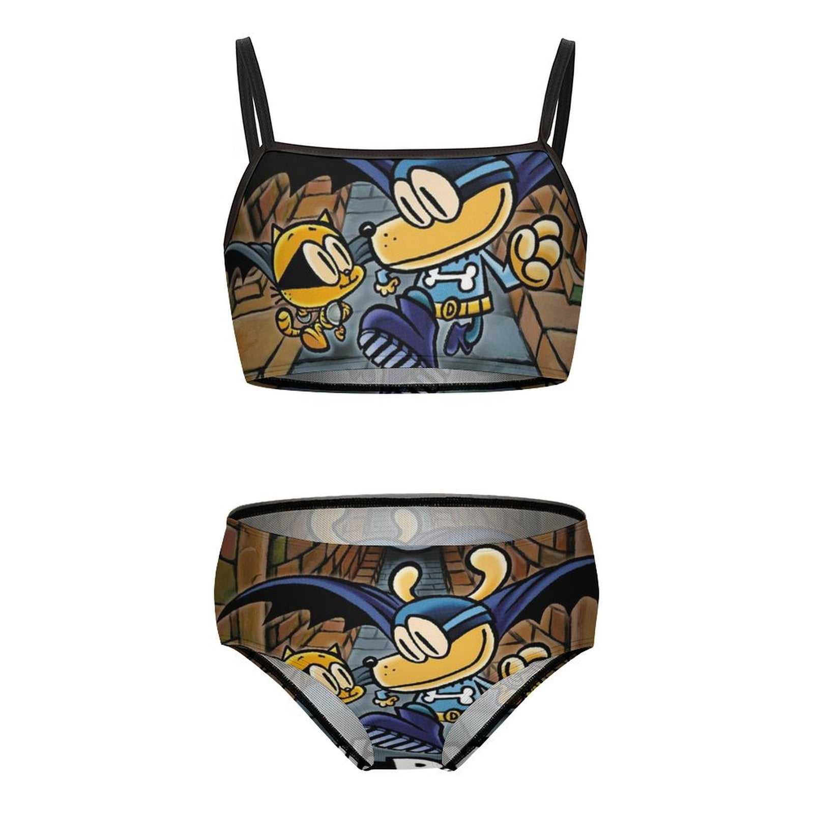 Dog Man Girls Bikini Swimsuits Two-piece Beach Bathing Suit Swimwear 6 ...