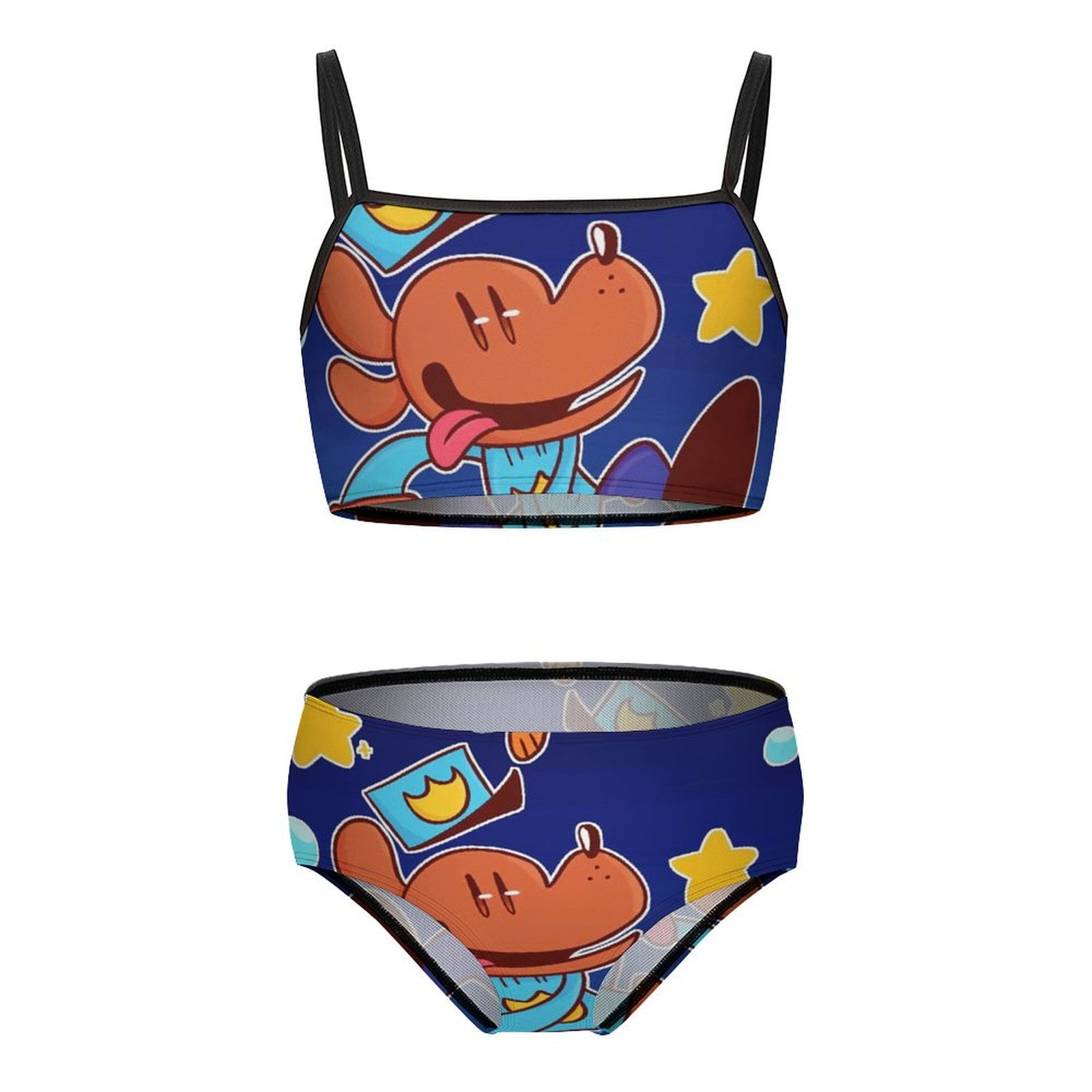 Dog Man Girls Bikini Swimsuits Two-piece Beach Bathing Suit Swimwear 8 ...