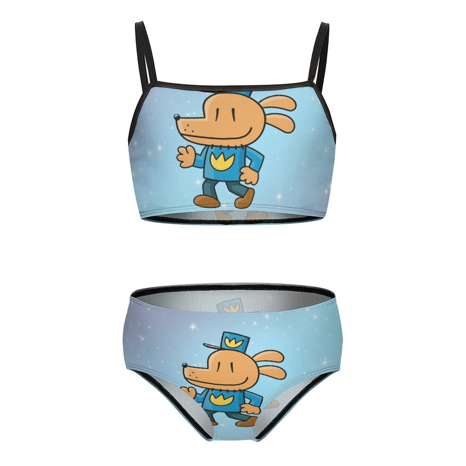 Dog Man Girls Bikini Swimsuits Two-piece Beach Bathing Suit Swimwear 8 ...