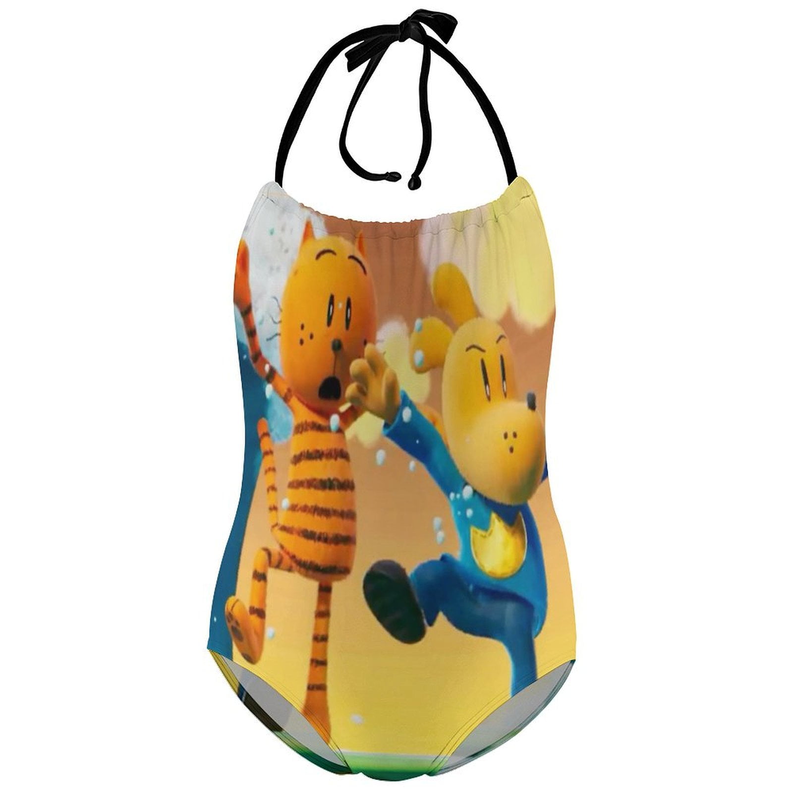 Dog Man Girls One Piece Swimsuits Quick Dry Bathing Suit Swimwear ...