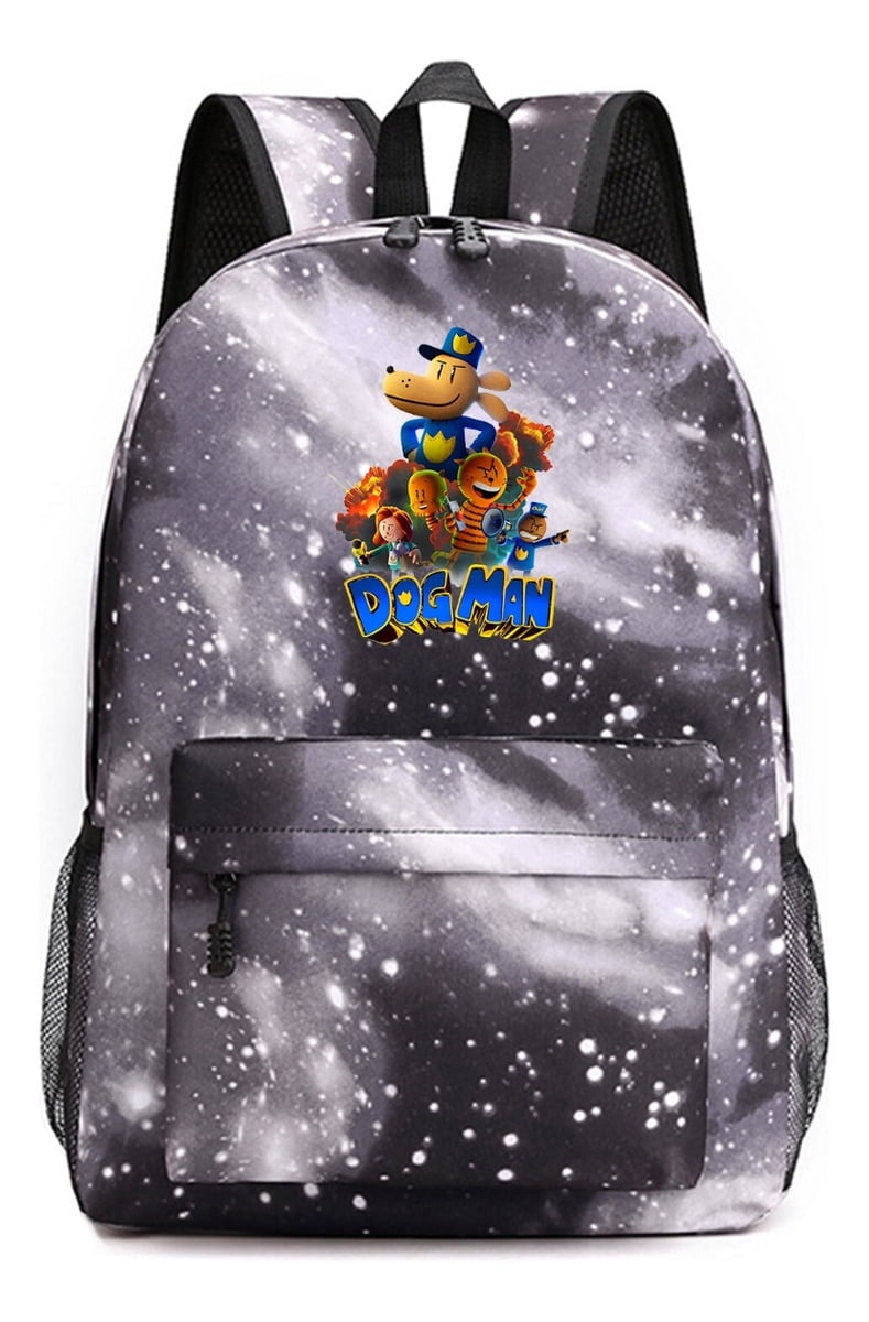 Dog Man Gray Galaxy Backpack, Nebula Space Cosmic Style Anime Daypack ...