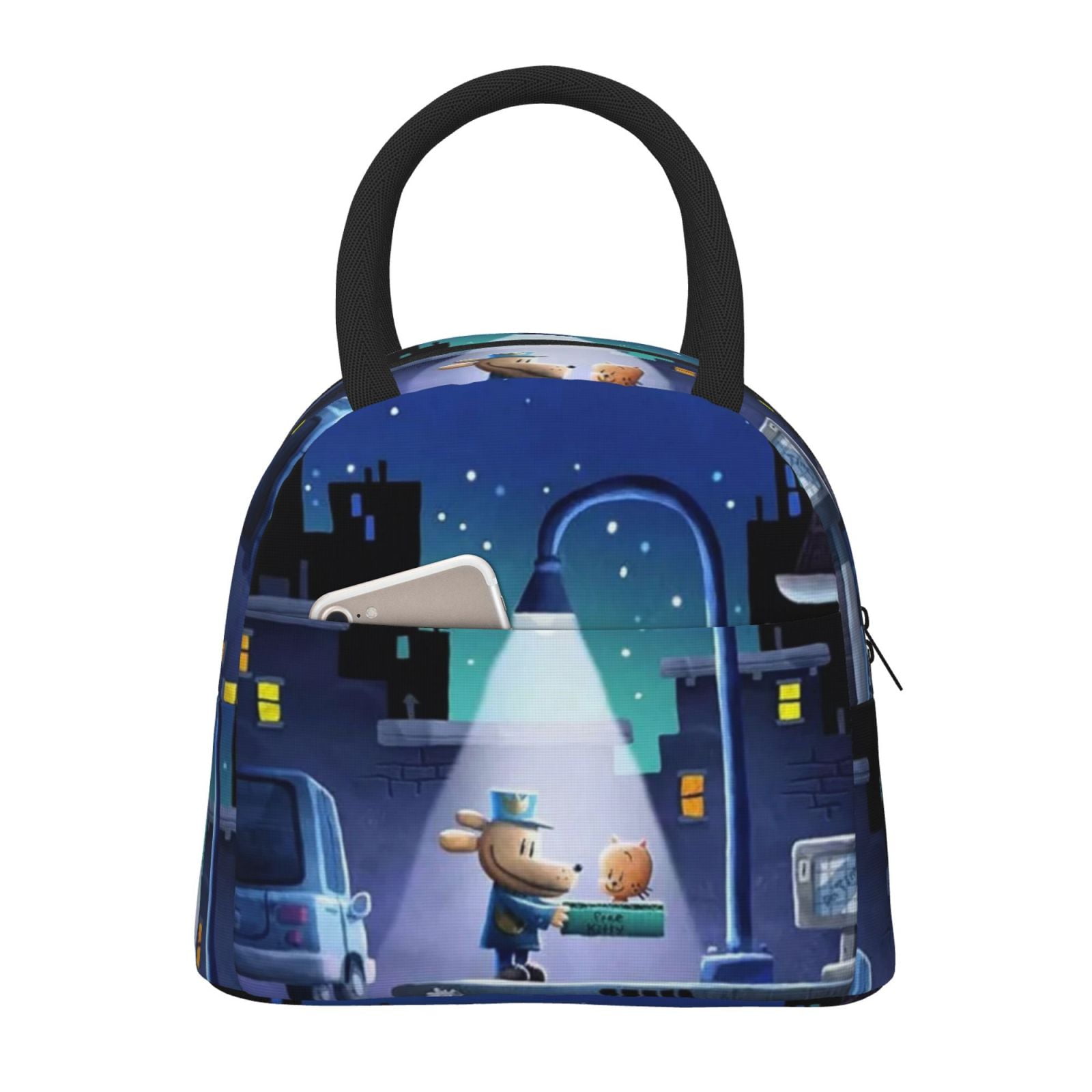 Dog Man Insulation Lunch Bag Large Capacity Portable Lunchbag Thermal ...