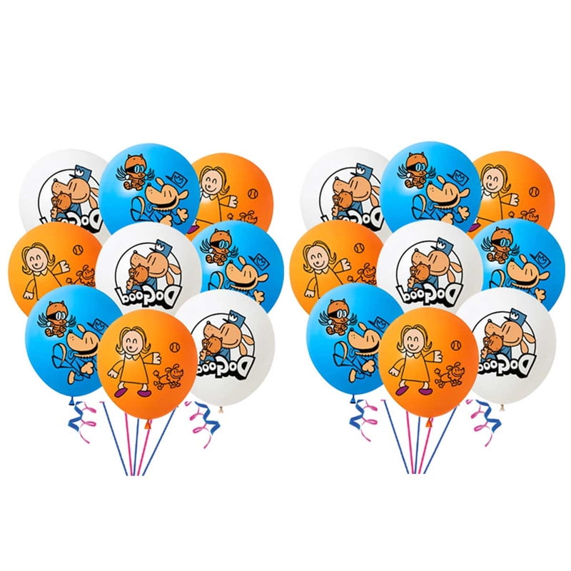Dog Man Latex Balloons Party Supplies Birthday Decorations Decor Kit ...