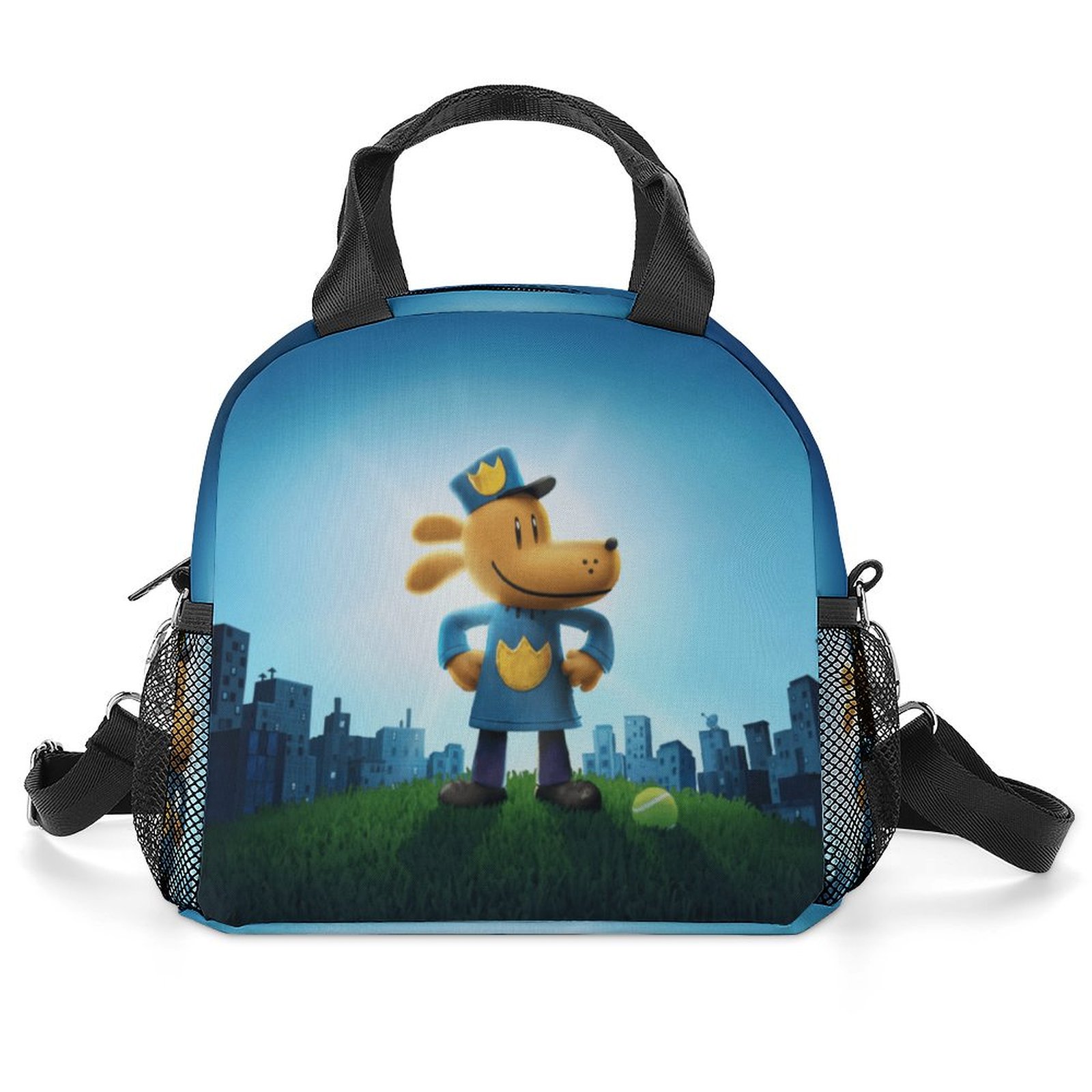 Dog Man Lunch Bag, Insulated Lunch Tote for Women Men Large Lunch Box ...