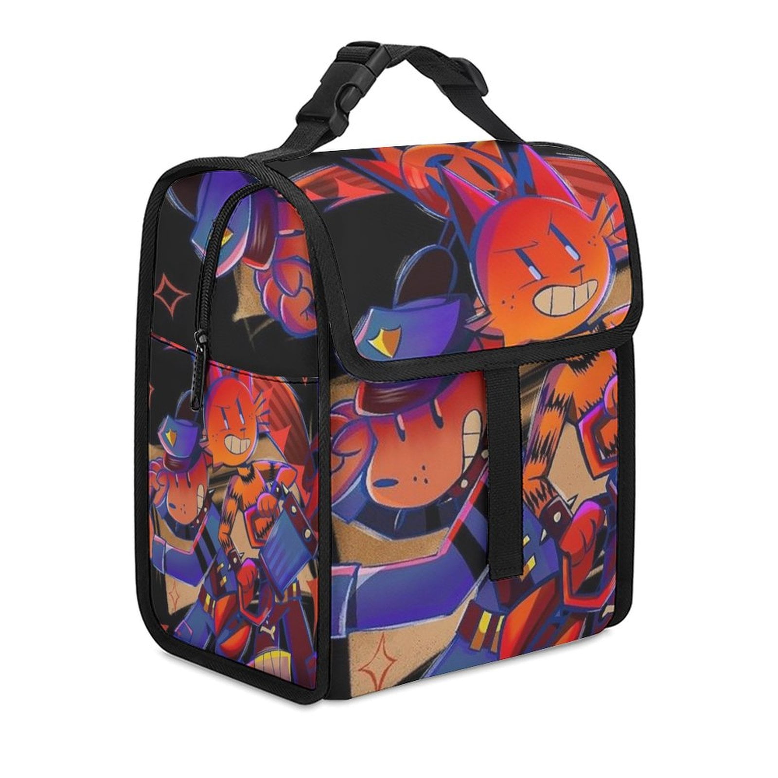 Dog Man Lunch Bag Insulated Portable Lunch Box Cooler Bag for School ...