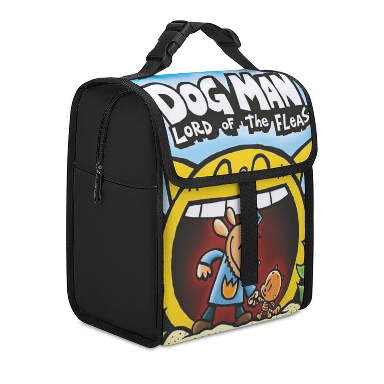 Dog Man Lunch Bag Insulated Portable Lunch Box Cooler Bag for School ...