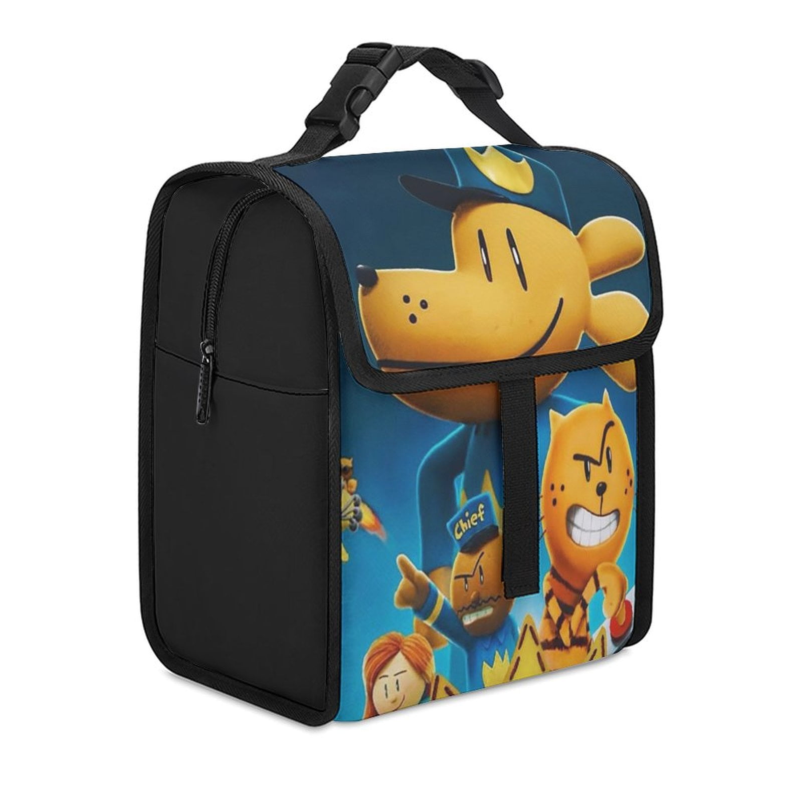 Dog Man Lunch Bag Insulated Portable Lunch Box Cooler Bag for School ...