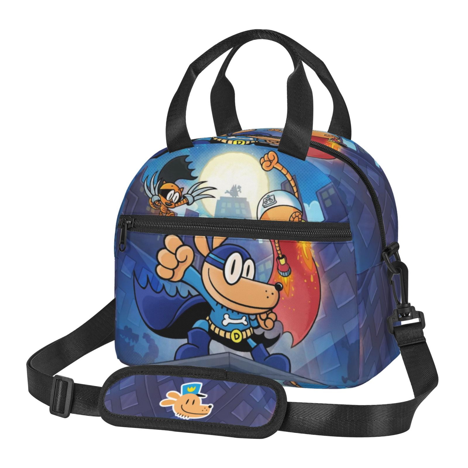 Dog Man Lunch Box For Men Women,Insulated Large Lunch Bag Adult Work ...