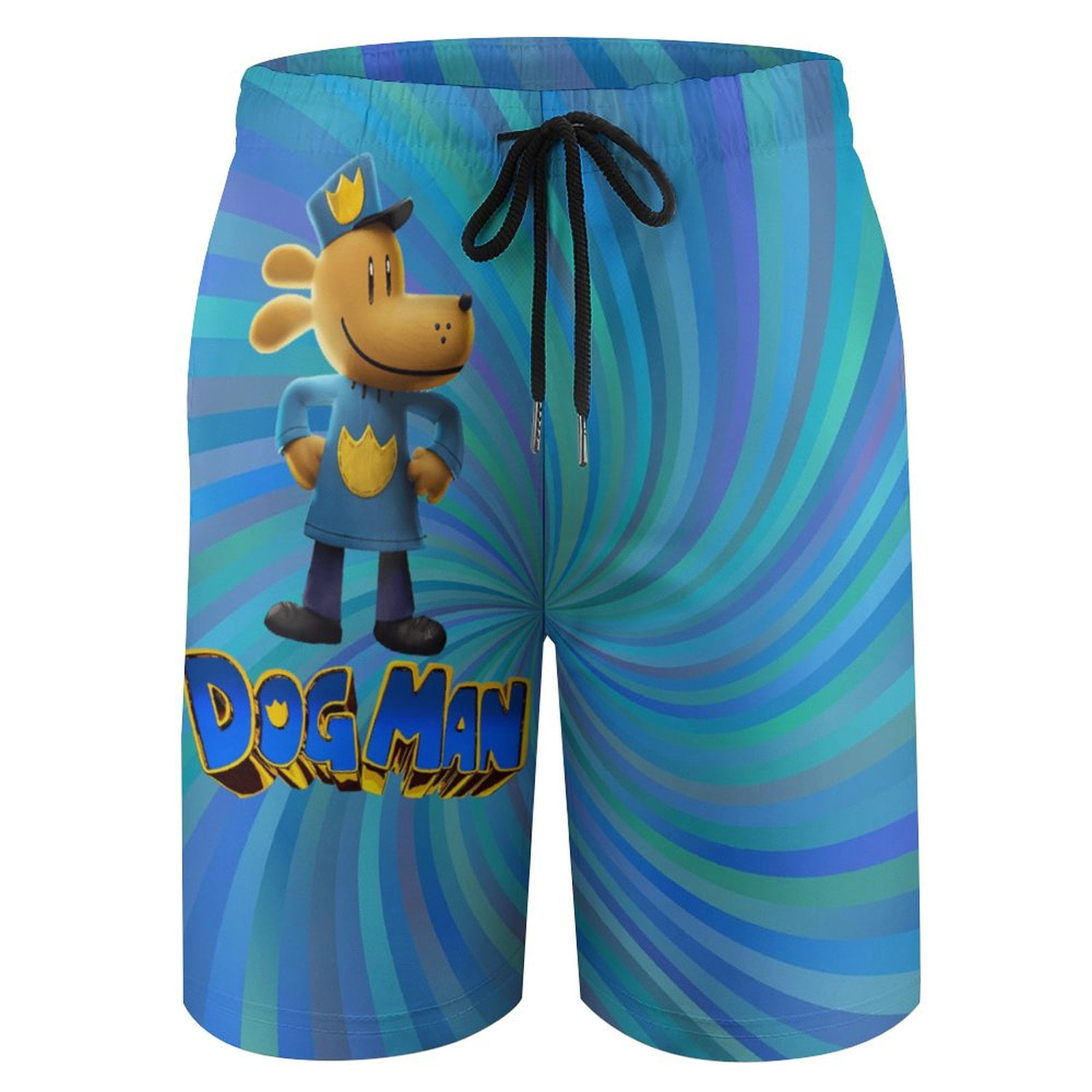 Dog Man Men's Beach Shorts Swim Trunks Quick Dry Casual Polyester Swim ...