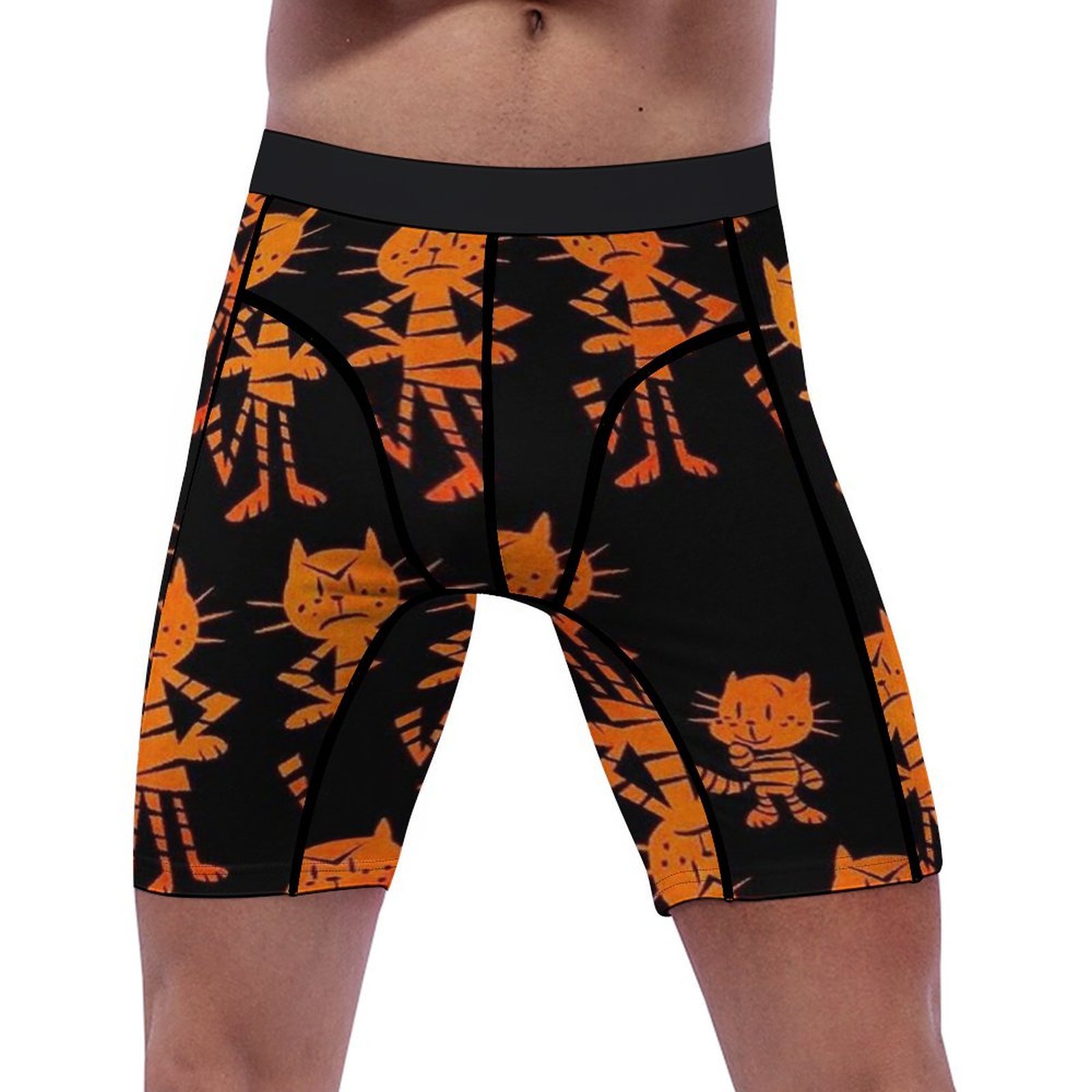 Dog Man Men's Compression Shorts Underwear Spandex Running Shorts ...