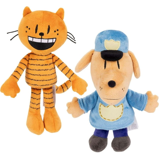 Dog Man & Petey Set of 2 Plush - Walmart.com