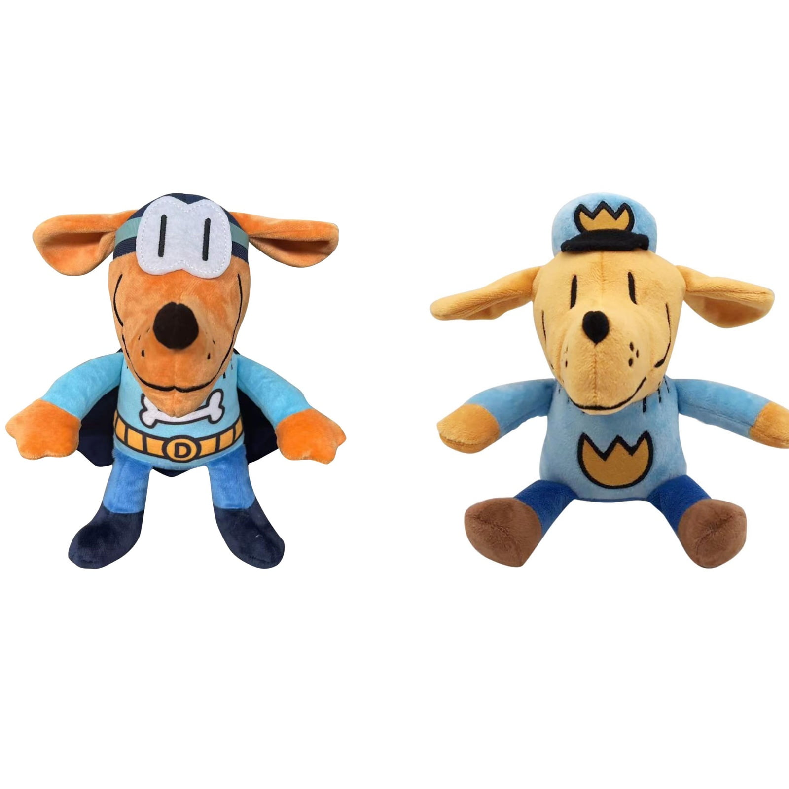 Dog Man Plush, Cat Kid & Bark KnightBackpack Pull - Walmart.com