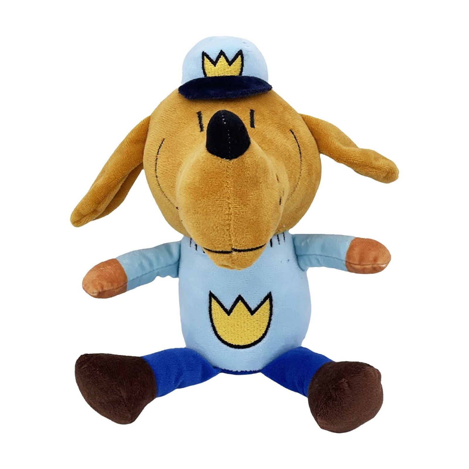 Dog Man Plush Toy - 7" Detective Dog Cartoon Plush, Stuffed Doll for ...