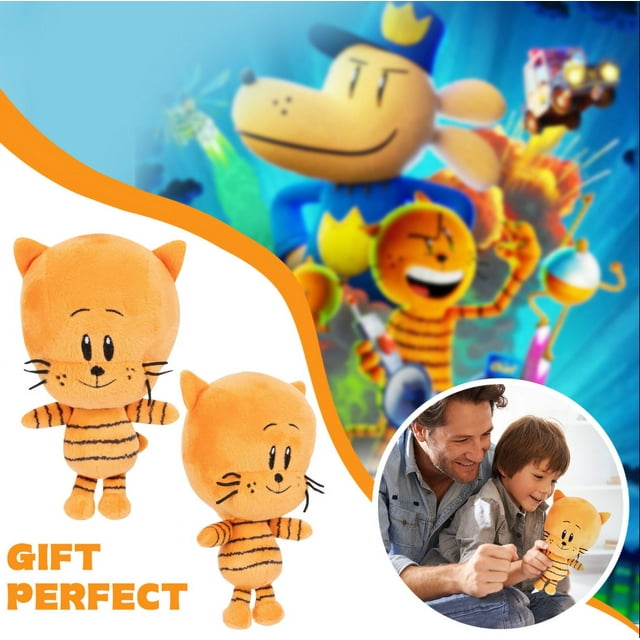 Dog Man Plushy Merrymakers Dog Man Bark Knight Plush Toy, 9-Inch, Based ...