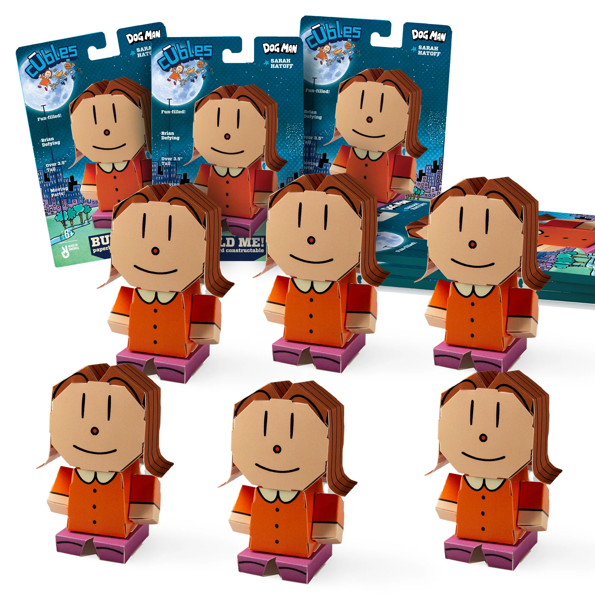 Dog Man Series Group Party Pack (Includes 6 Dog Man series CUBLES ...