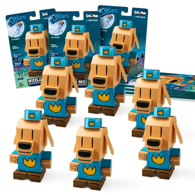 Dog Man Series Group Party Pack (Includes 6 Dog Man series CUBLES ...