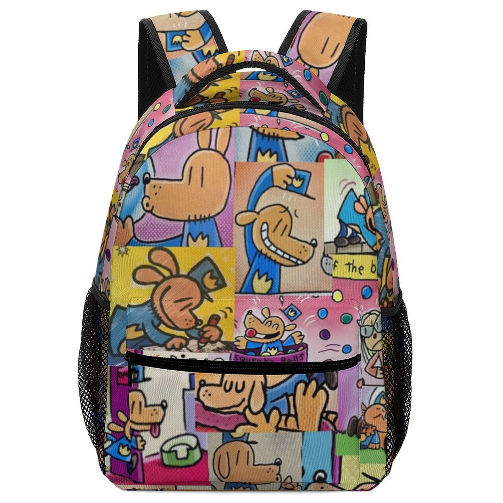 Dog Man Small Backpack Cute Shoulder Bag Knapsack Casual Daypack ...