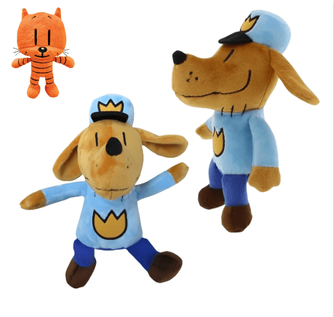 Dog Man Soft Plush Toy, 9.5-Inch, based on the book series by Dav ...