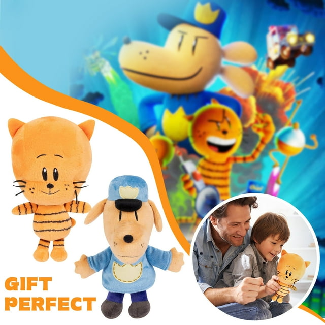 Dog Man Soft Plush Toy, 9-Inch, from D-av Pilkey's Dog Man G-raphic ...