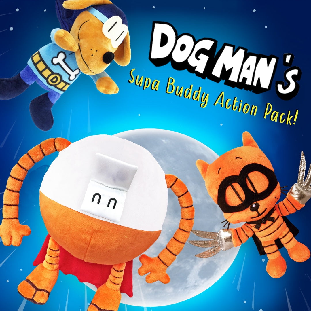 Dog Man Supa Buddy Action Pack - Walmart.com