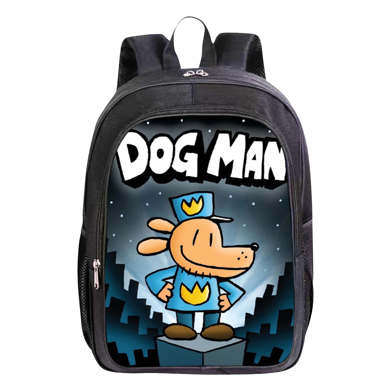 Dog Man Theme Backpacks for School, Dog Man Printed Backpack, Dog Man ...