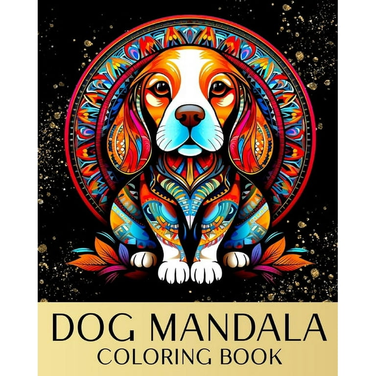 dog coloring book for adults