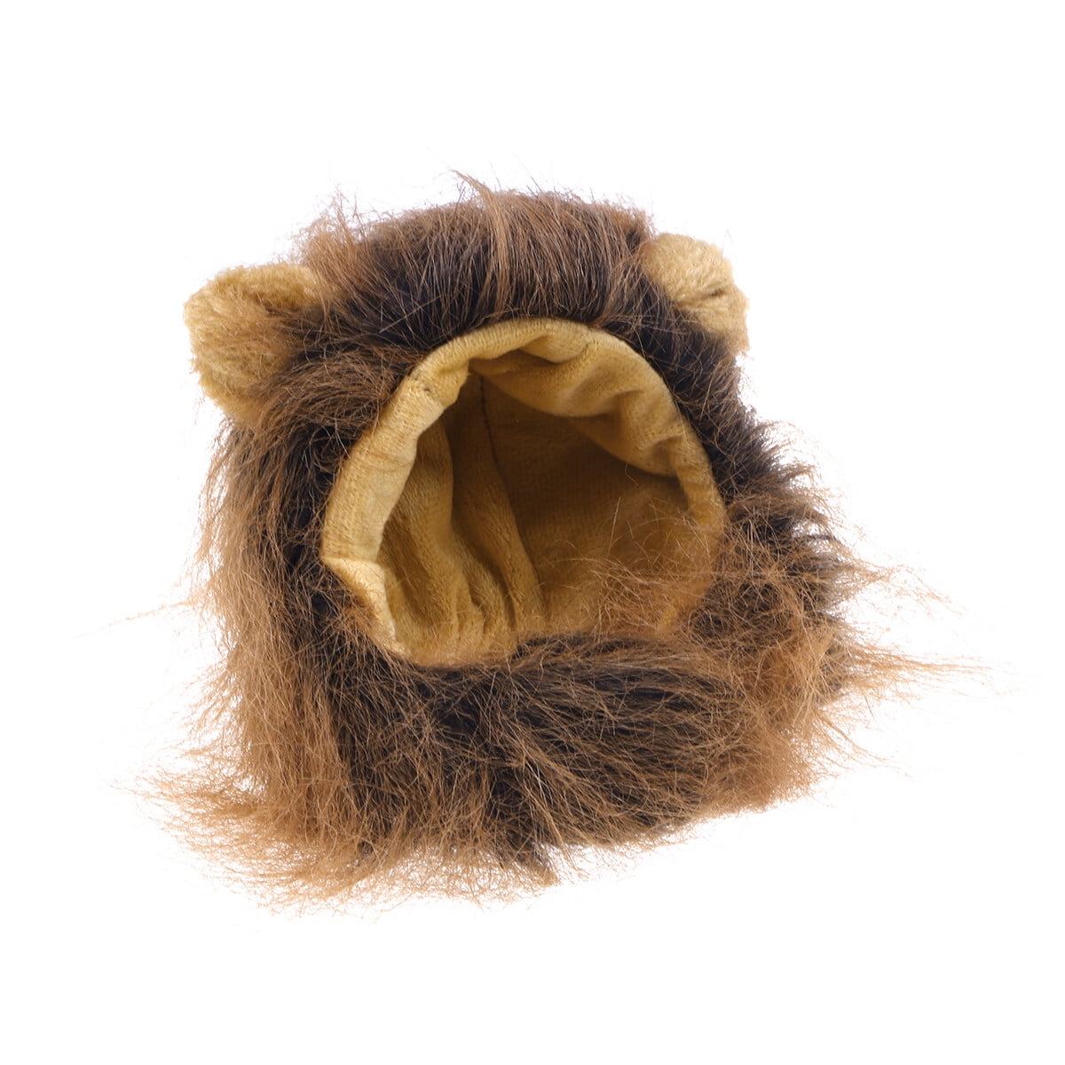 Dog Mane Light Brown Small Lion Wig Pet Festival Costume - Walmart.com