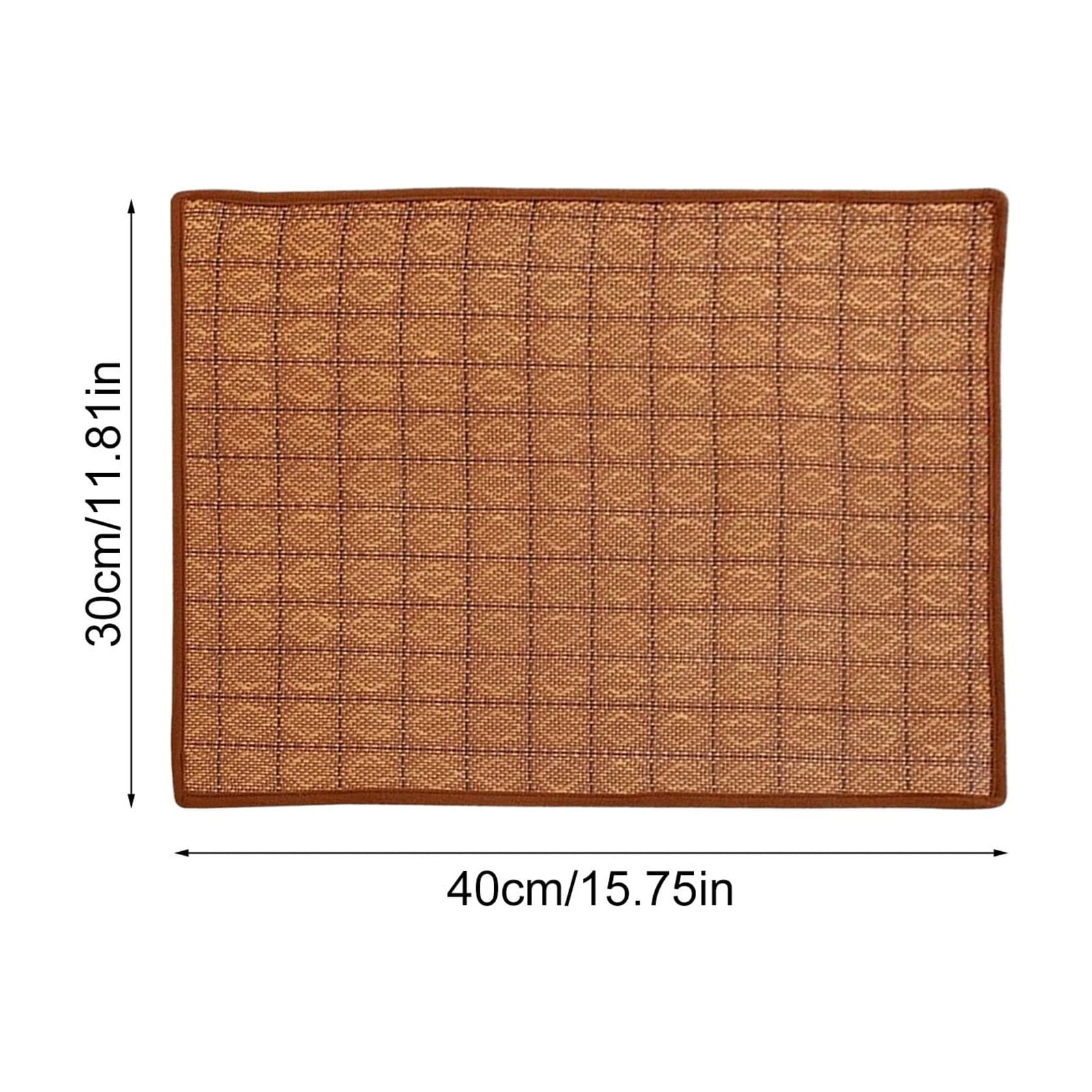 Dog Mat*1 Piece Dog Mat Self Cool Pad Seats Summer Rattan Woven ...