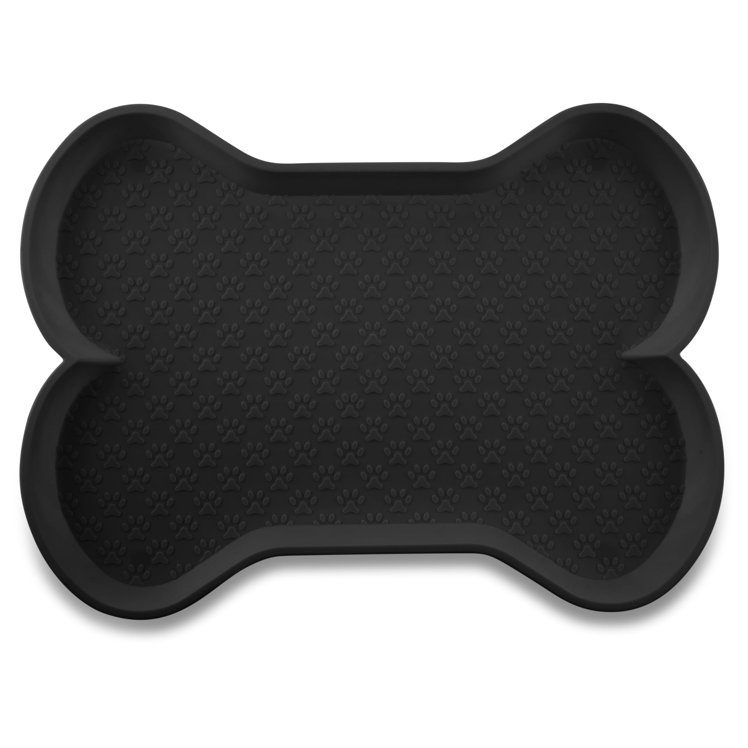 Dog Mat Anti-Slip SBF3 Dog Bowl Mats for and Water, Bone Shape Dog ...