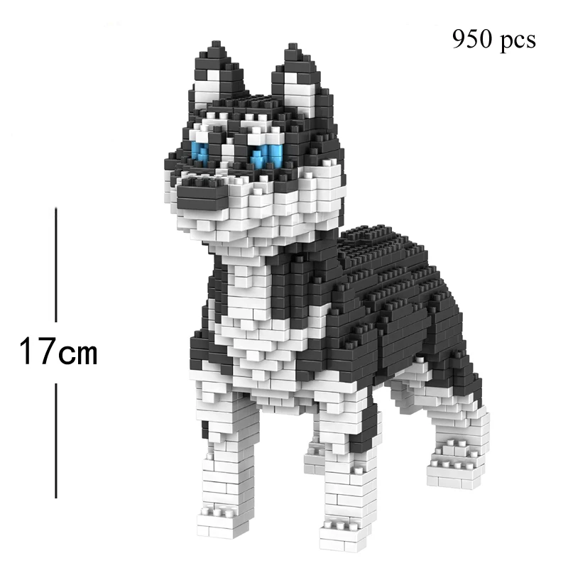 Dog Model Mini Building Block Toys Set for Kid Boy Girls Adult Beginner ...