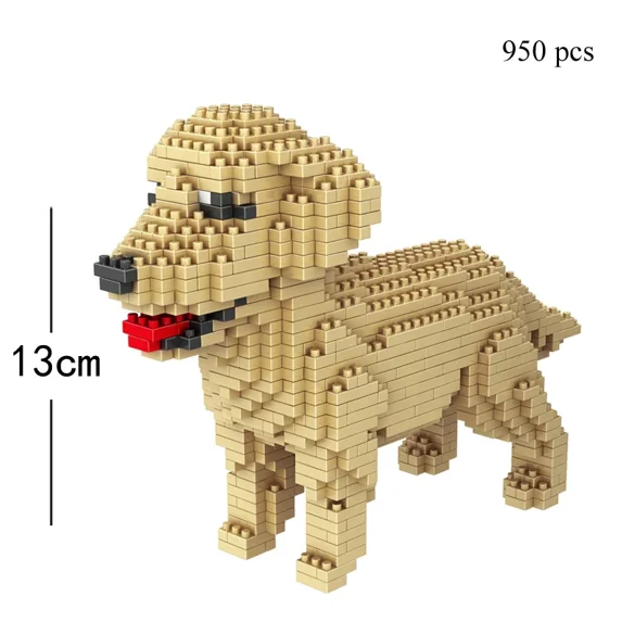 Dog Model Mini Building Block Toys Set for Kid Boy Girls Adult Beginner ...