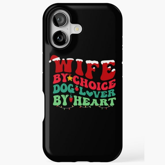 Dog Mom Wife Christmas Art Case for iPhone 11 12 13 14 15 16 17 Pro Max ...