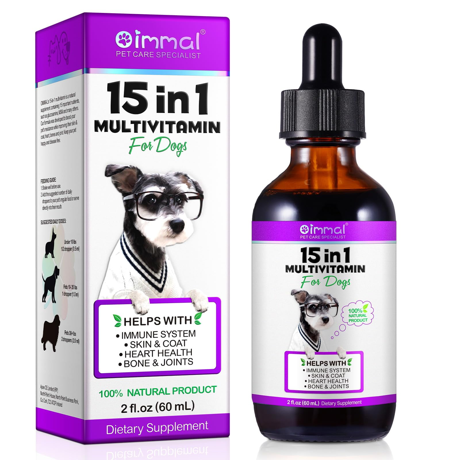 Dog Multivitamin, 15 in SBF3 1 Dog Multivitamin Liquid Drops ...