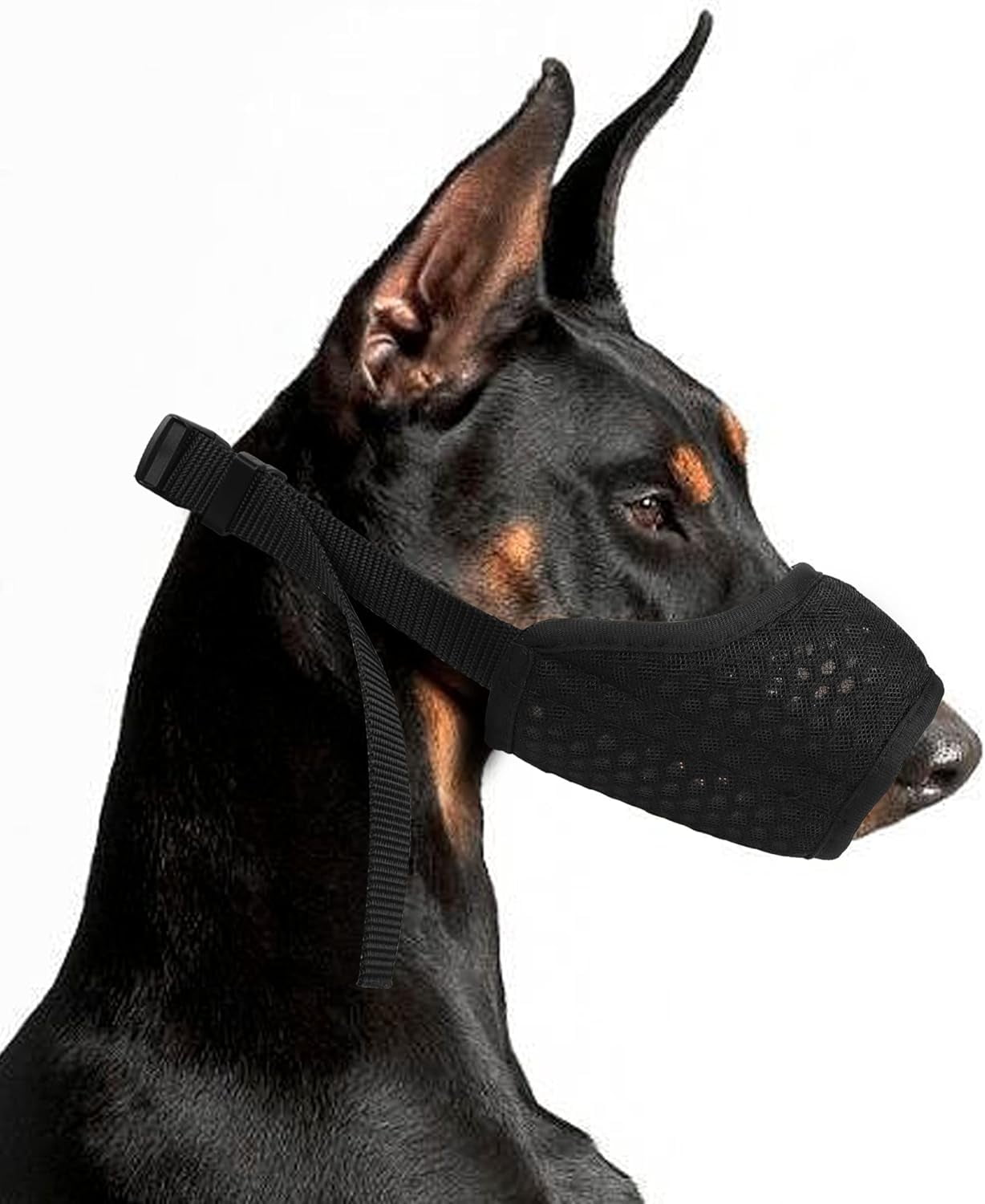 Dog Muzzle, Breathable Soft Nylon Muzzle for Small Medium Large Dogs ...